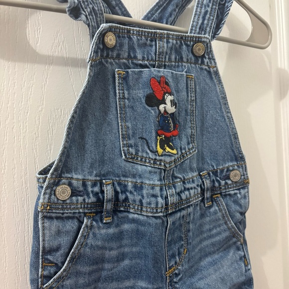 GAP | Bottoms | Gap Disney Minnie Mouse Blue Denim Overalls | Poshmark